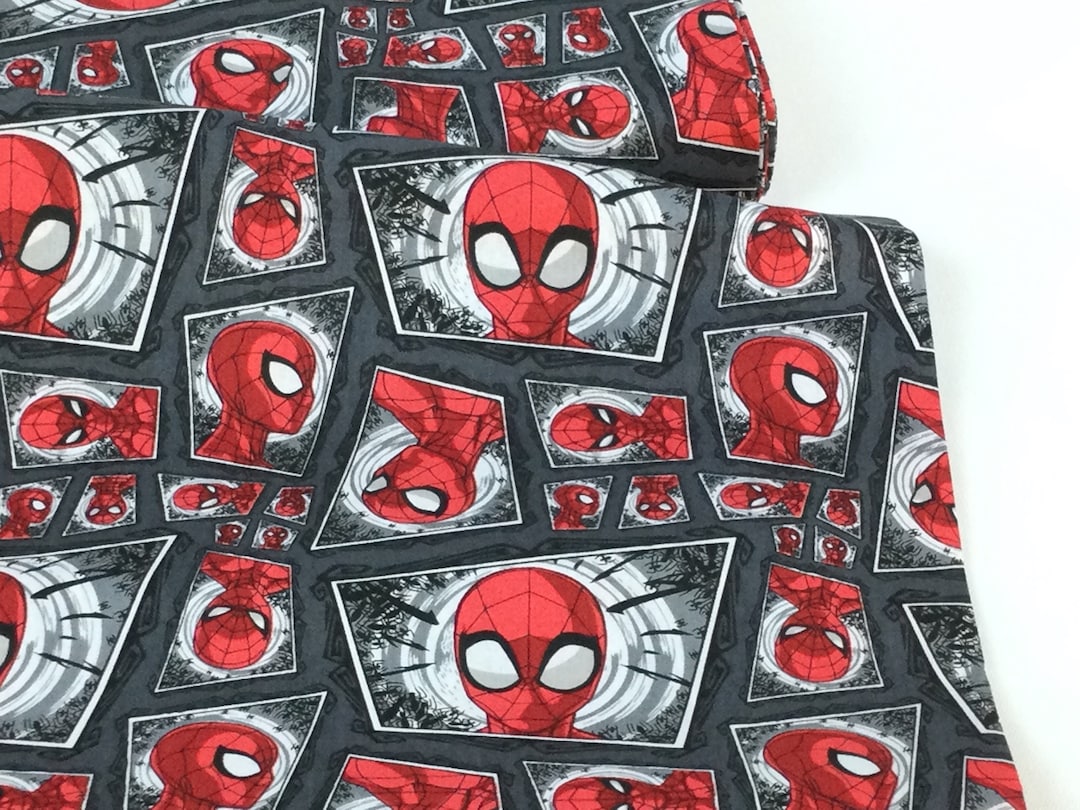 Spiderman Comic Swirl Multi Fabric From Springs Creative Fabrics for ...