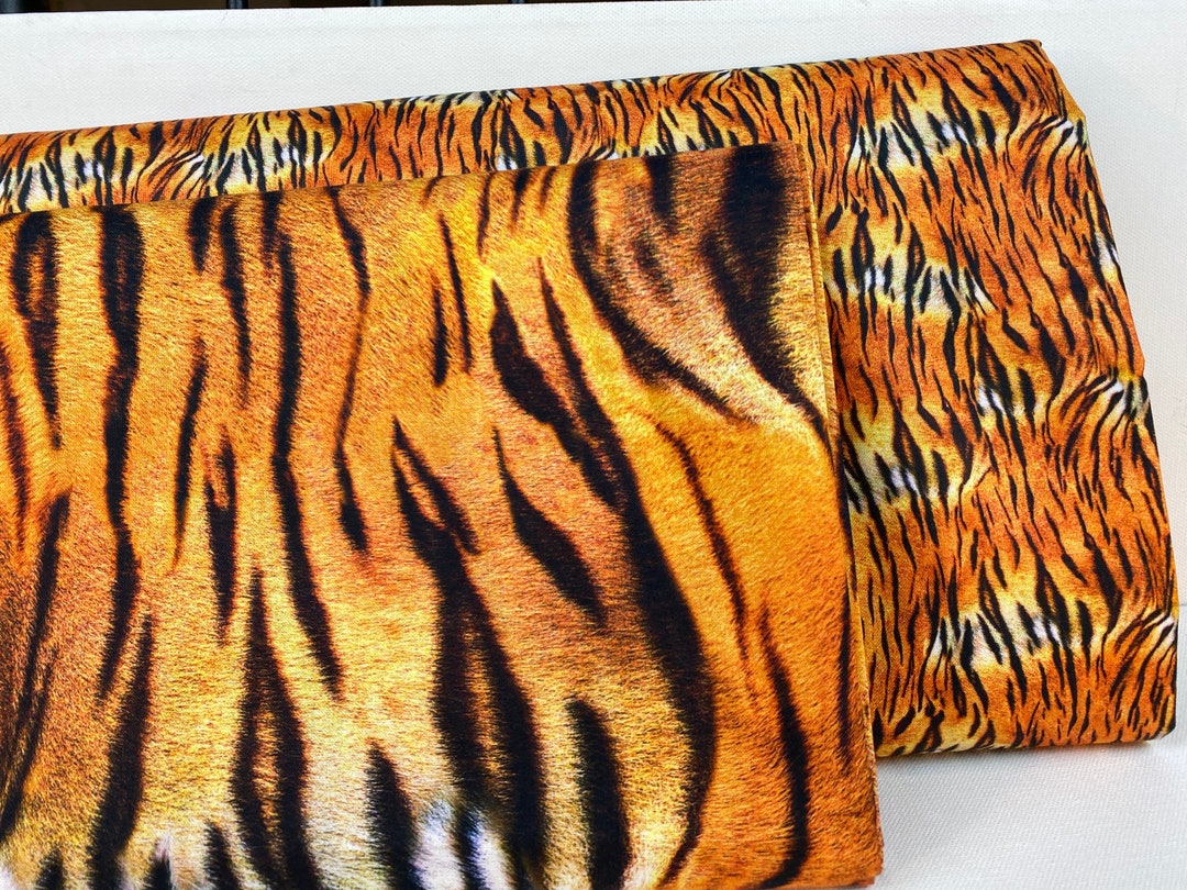 Tiger Skin 2 Print Sizes: Small or Large, 100% Quilting Cotton Fabric ...