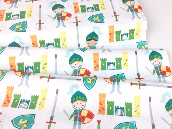 Good Knight Retro Fabric Good Knight Collection From Michael | Etsy