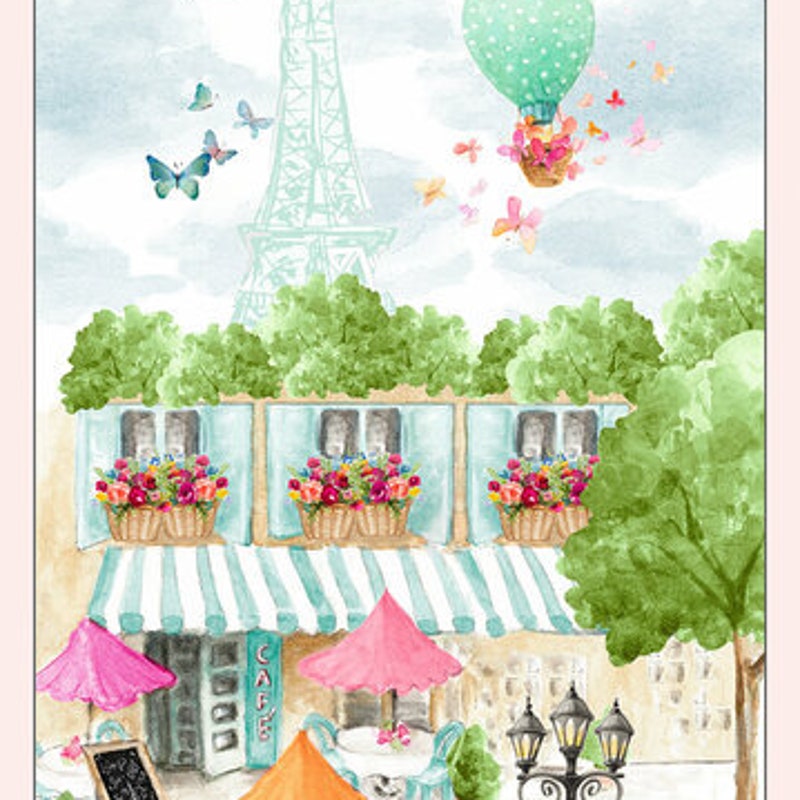 Paris Quilt Panel - Etsy