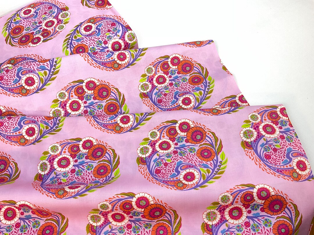 Topiary Strawberry Fabric ~ Paris Deja Vu Collection by Tula Pink for ...