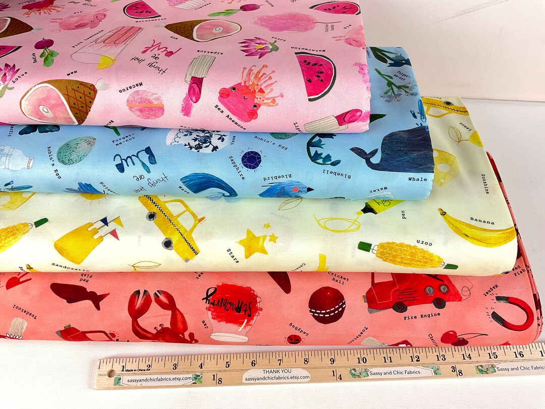 Pink Things /red Things/yellow Things/blue Things That Are Colors ...