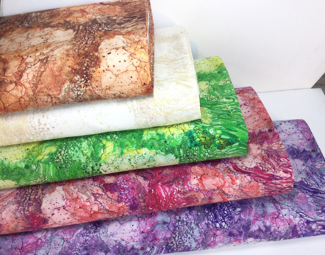 Surge 4 Colors: Pink/ Purple /rust/ Green Color Fabric ~ Fusion II ...