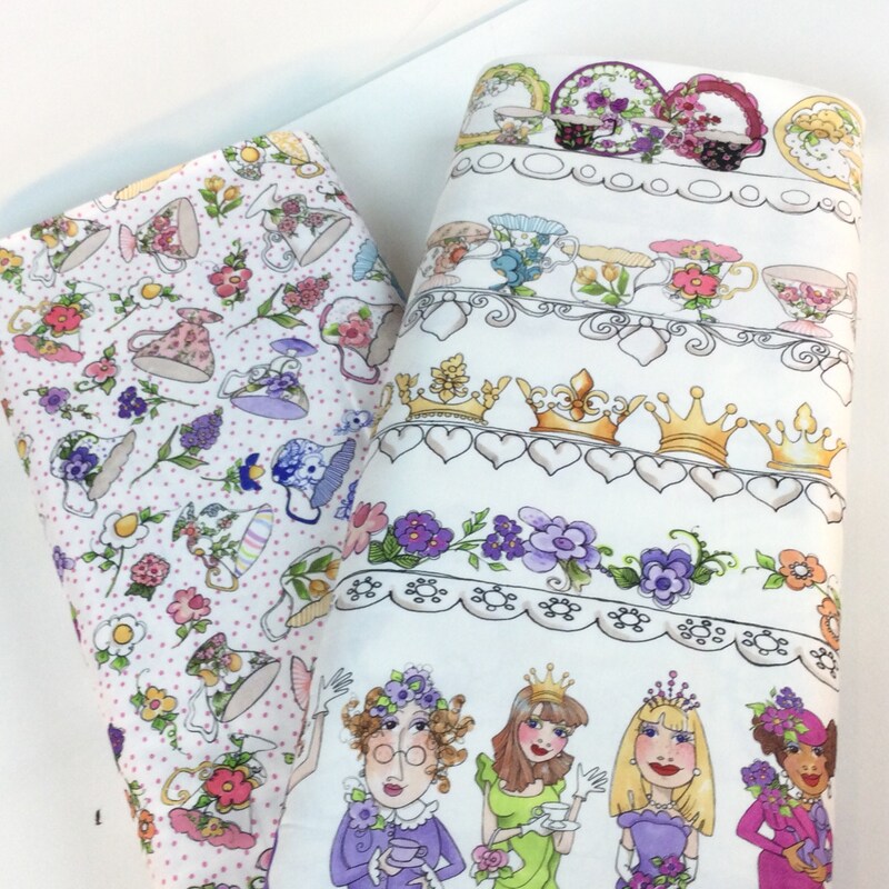 Teacups Fabric - Etsy