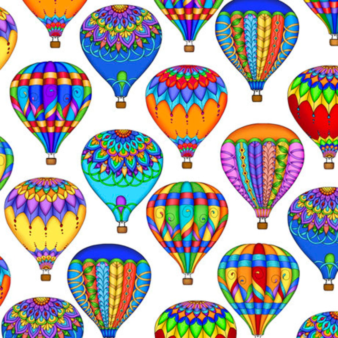 Small Packed Hot Air Balloons Blue or White Colors Balloon Festival ...