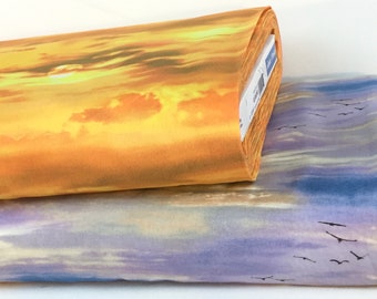 Sky Sunrise Fabric - Etsy