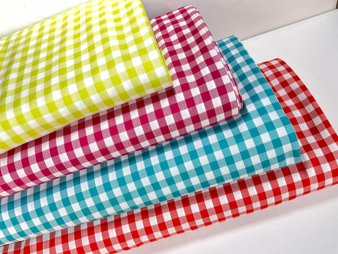 Kitchen Window Wovens VERY LIGHTWEIGHT Cotton 4 Colors: Flame/acid Lime ...