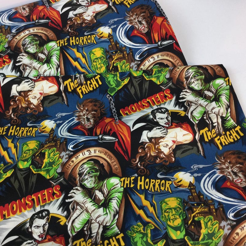 Horror Fabric - Etsy