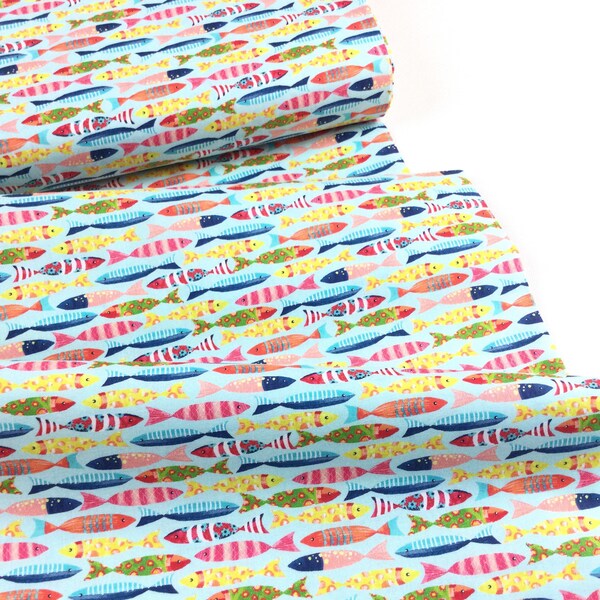 Fish Design Fabric - Etsy