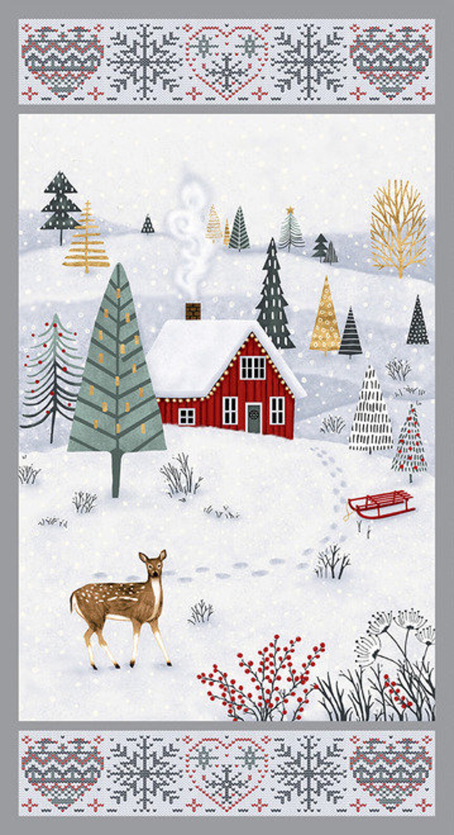 SALE 24 Snow Magic Panel Snowy Magic Collection - Etsy
