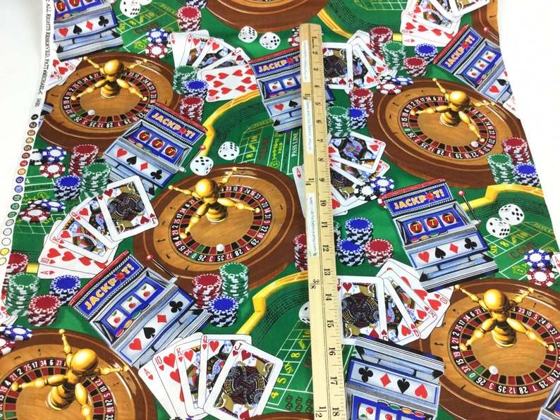 Casino Green Fabric Timeless Treasures Fabrics 100% | Etsy