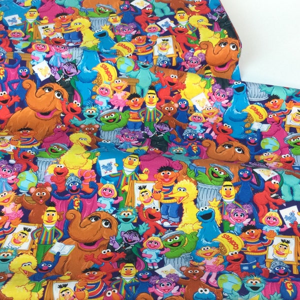 Seasame Street Fabric - Etsy