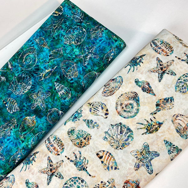 Sea Shell Fabric - Etsy