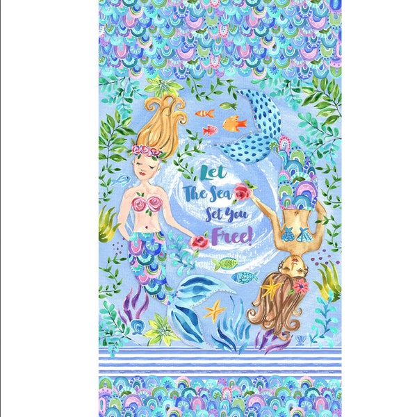 Mermaid Quilt Fabric - Etsy