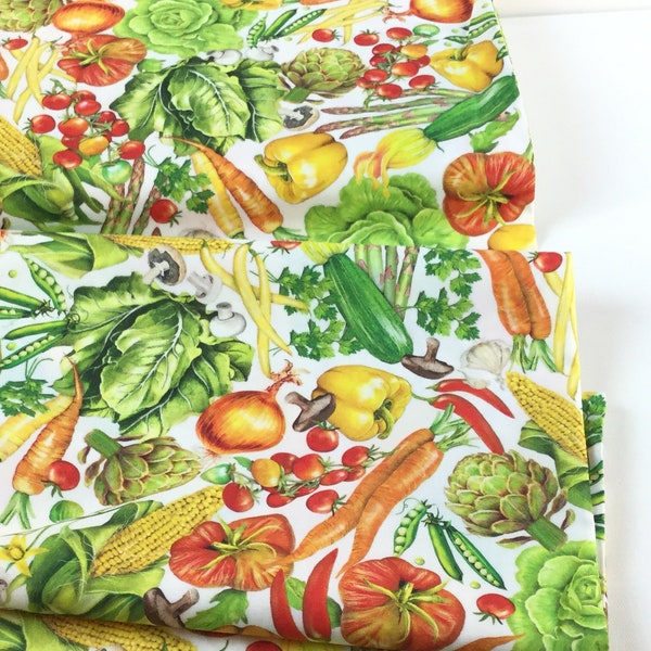 Vegetable Fabric - Etsy