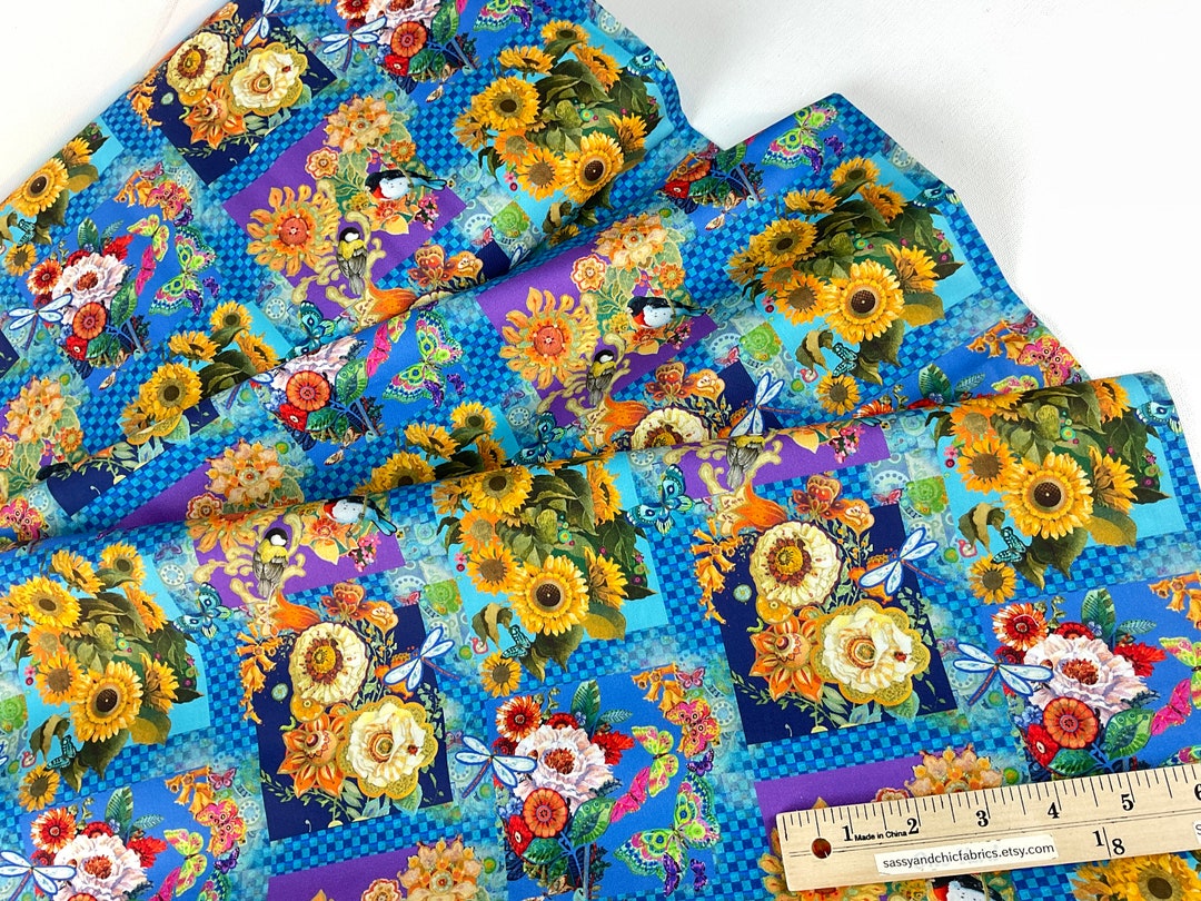 Wonderland Patchwork 100% Cotton Fabric ~ Wonderland by Day Collection ...