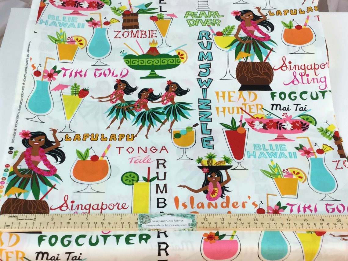 Rum Swizzle Natural Color Tiki Dreams Collection Alexander - Etsy