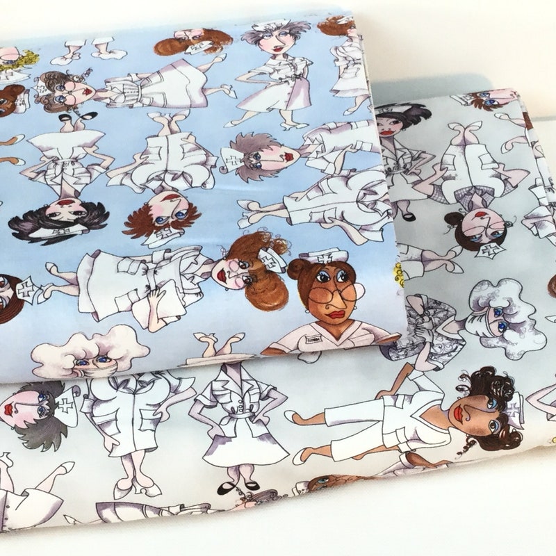 Nurse Quilt Fabric - Etsy