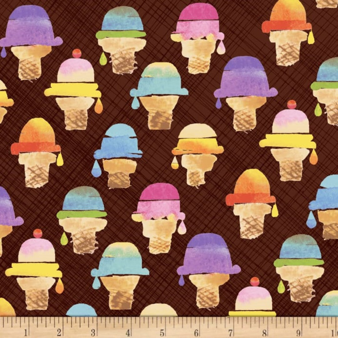 Wafer Cone Chocolate Color Sweet Treats Collection Designed - Etsy