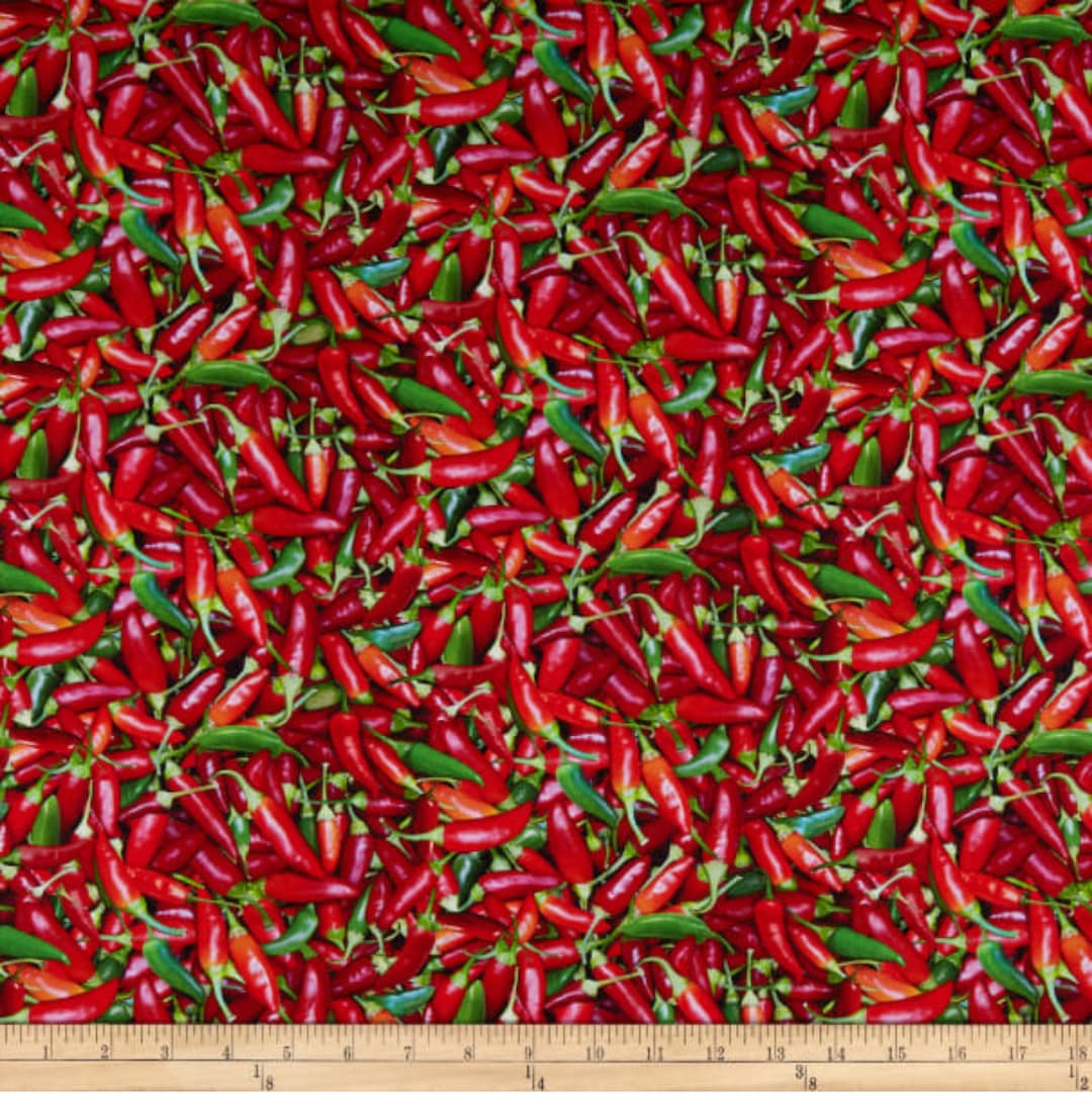 Chili Peppers Multi Fabric ~ Food Festival Collection Designed for ...