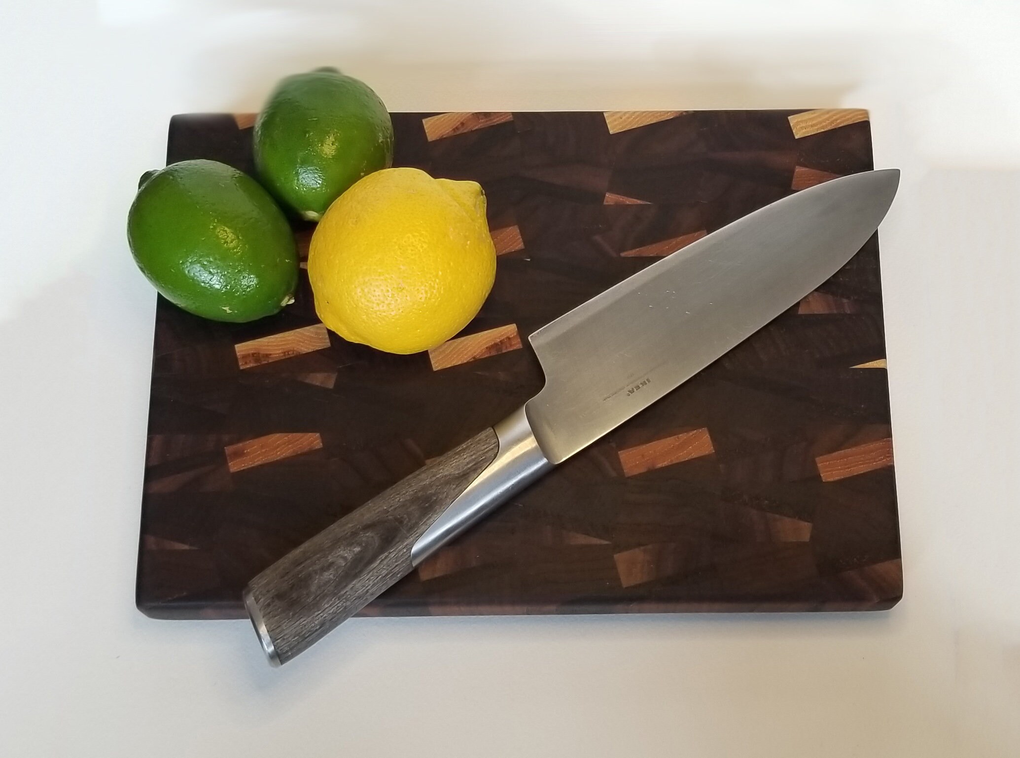 Walnut and Oak Diagonal Weave End Grain Cutting Board - Etsy