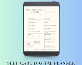 Selfcare Planner Printable, Mindfulness Workbook, Selflove Mental ...
