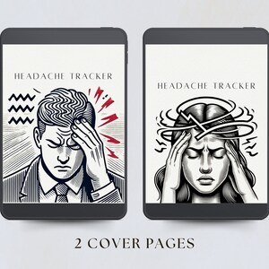 Monthly Headache Tracker Printable Template, Headache Pain Tracker ...