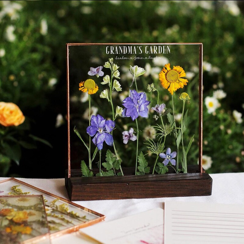 Framed Dried Flowers - Etsy