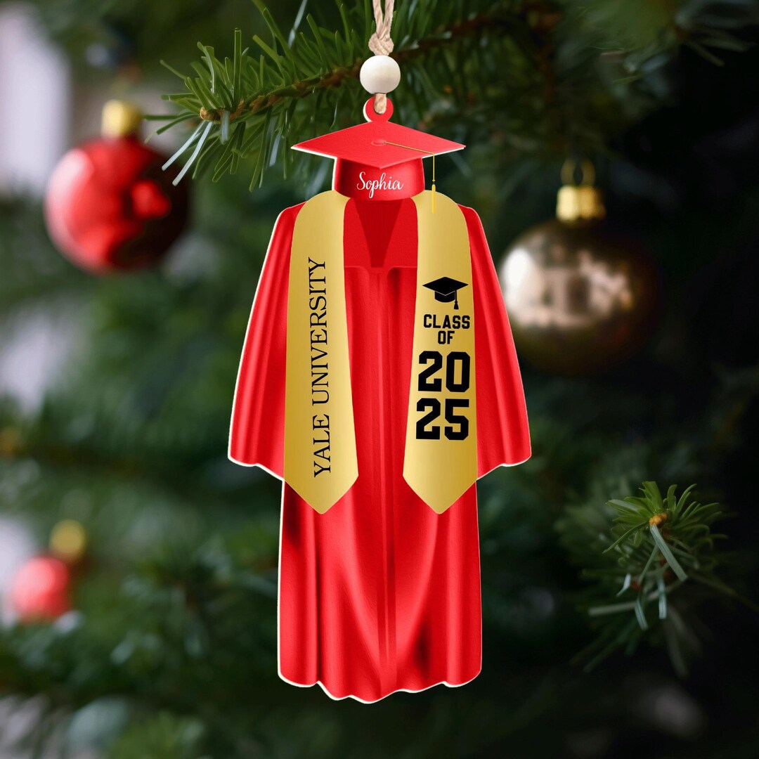 Personalized 2025 Graduation Ornament, Class of 2025, Gift for Grads ...