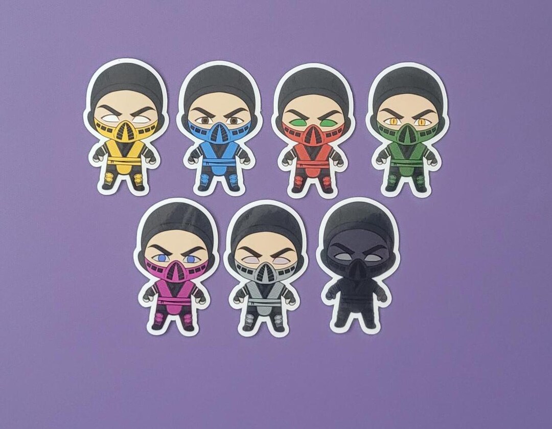 Combat Ninjas Vinyl Stickers volume 1 - Etsy