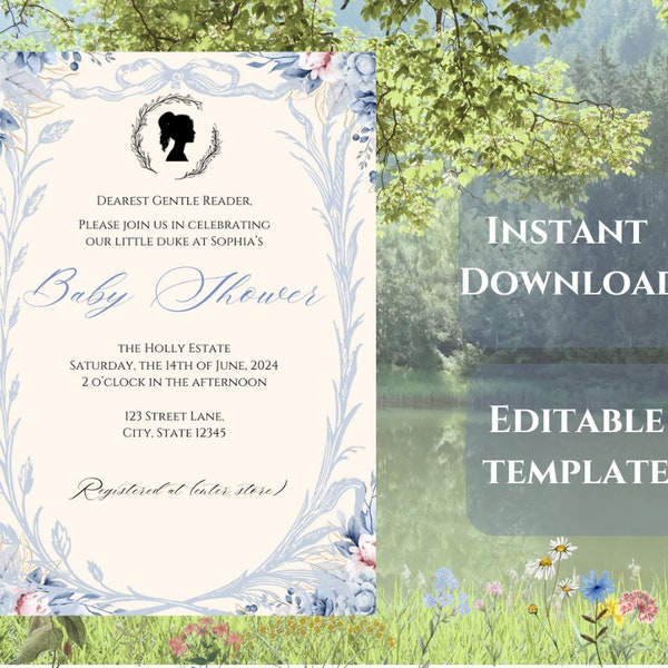 Regency Invite - Etsy