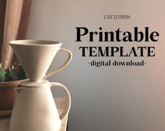 clay pitcher template