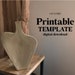 Vase Slab Building Template | Pottery Template | Ceramics Tools for ...