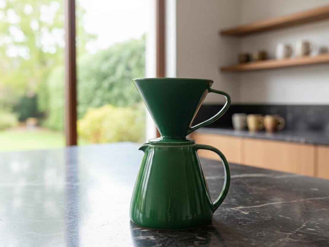 Coffee Pour Over Set Slab Building Template | Pottery Template ...