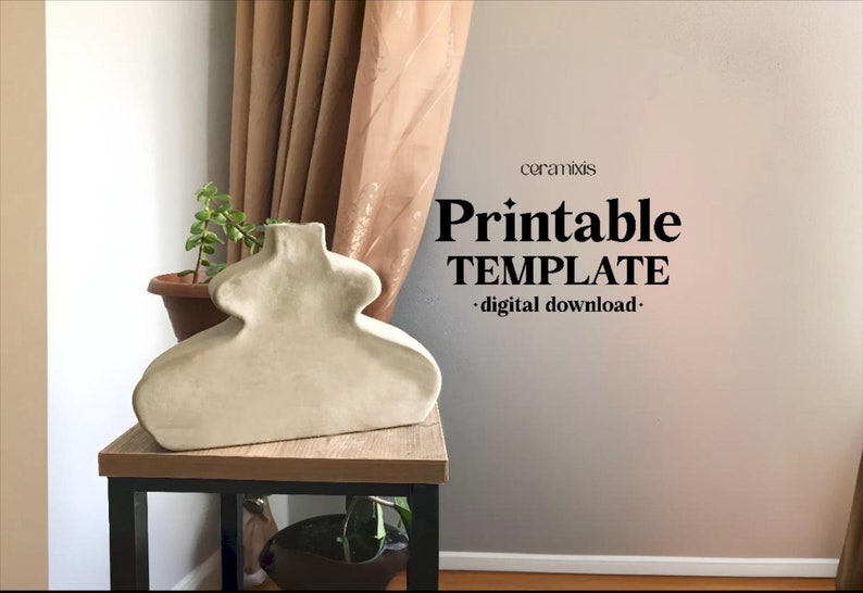 Vase Slab Building Template| Pottery Template | Ceramic Tools ...