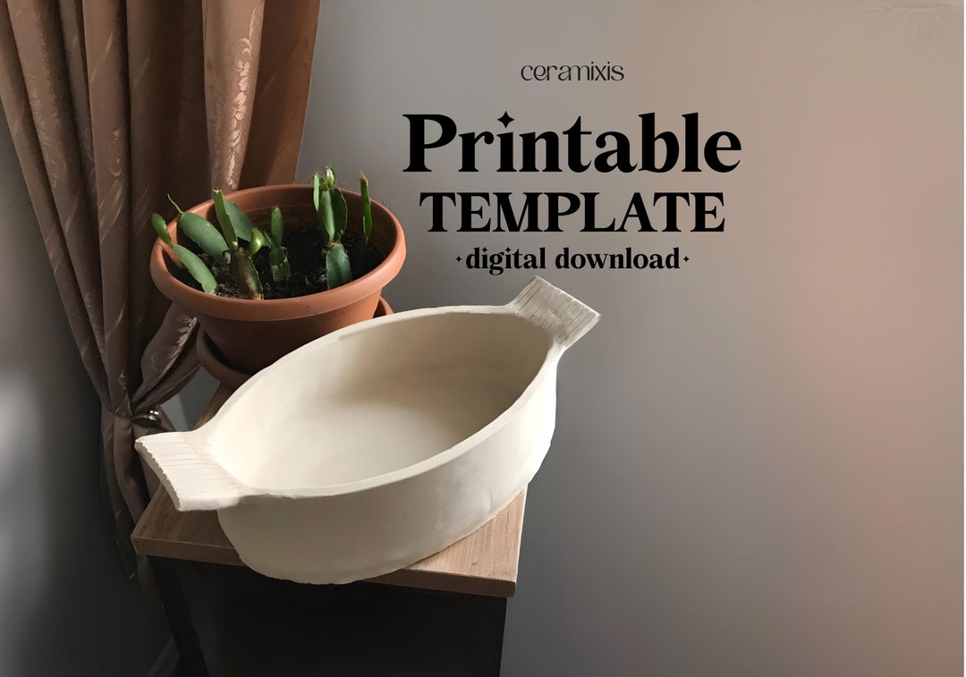 Baking Dish Slab Building Template | Ceramics Tools for Beginners ...