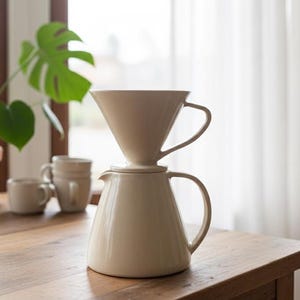 Coffee Pour Over Set Slab Building Template | Pottery Template ...