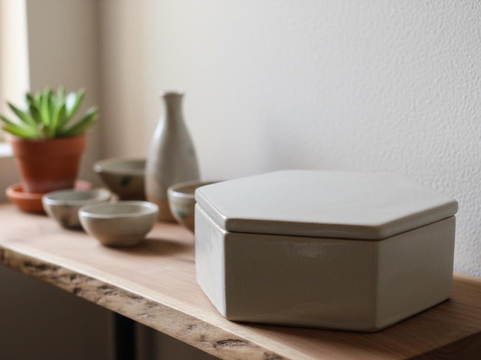 Hexagon Lidded Box Slab Building Template | Pottery Template | Ceramic ...
