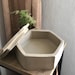 Hexagon Lidded Box Pottery Template, Ceramic Slab Building, Digital ...