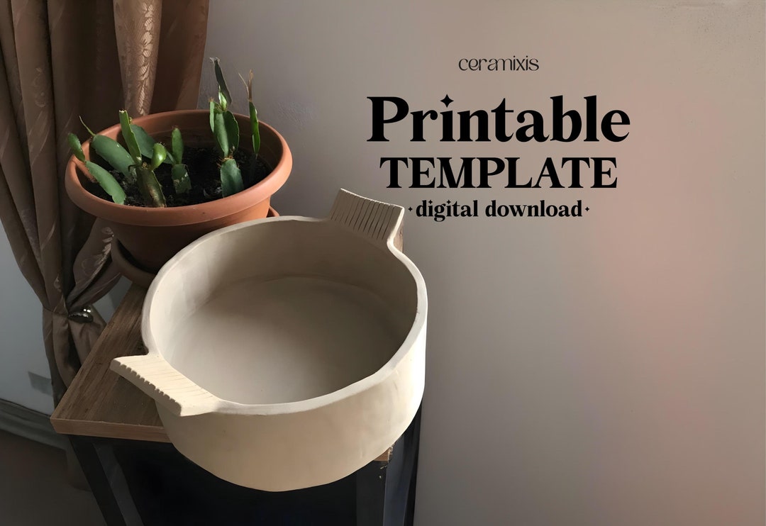 Baking Dish Slab Building Template | Ceramics Tools for Beginners ...