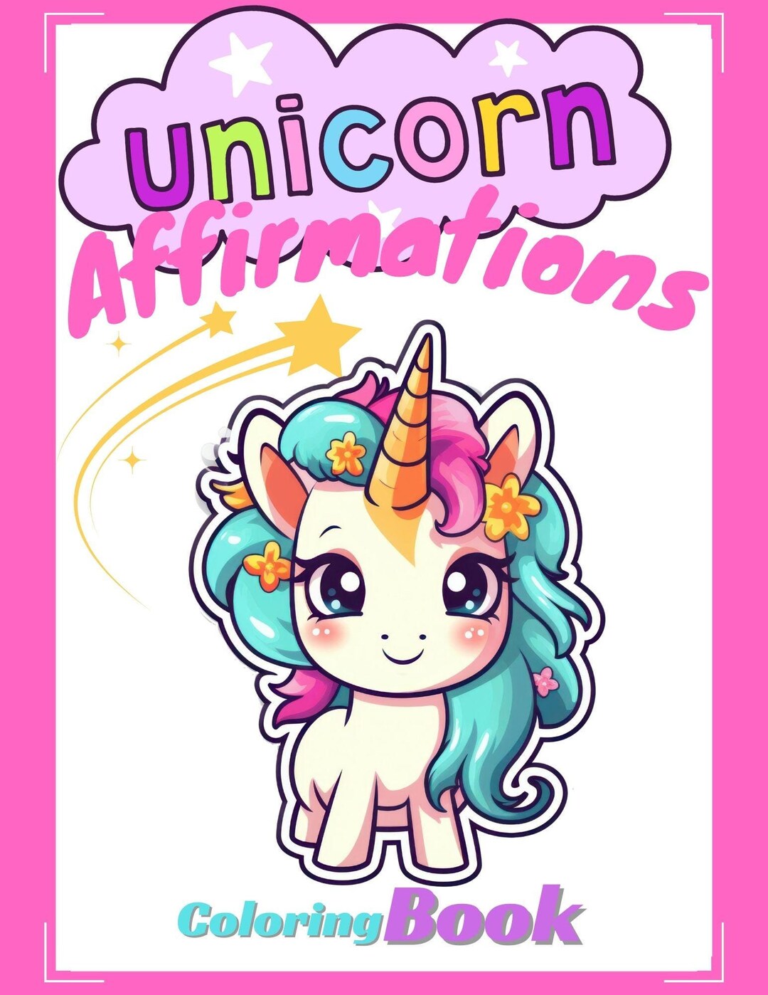 Unicorn Affirmations 16 Pages - Etsy
