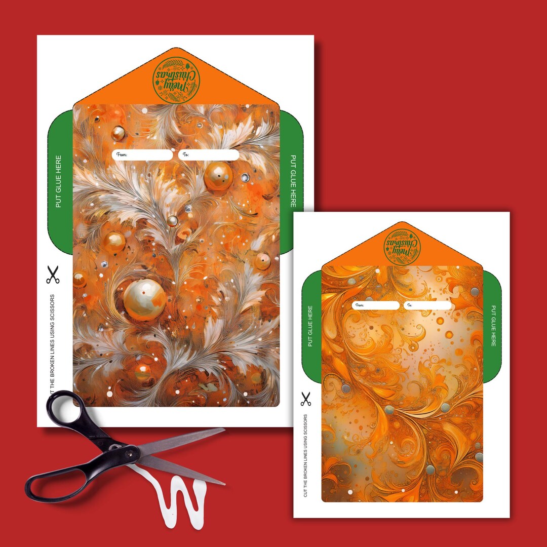 Printable Christmas Envelopes 6. Scrapbooking Kit, Merry Christmas ...