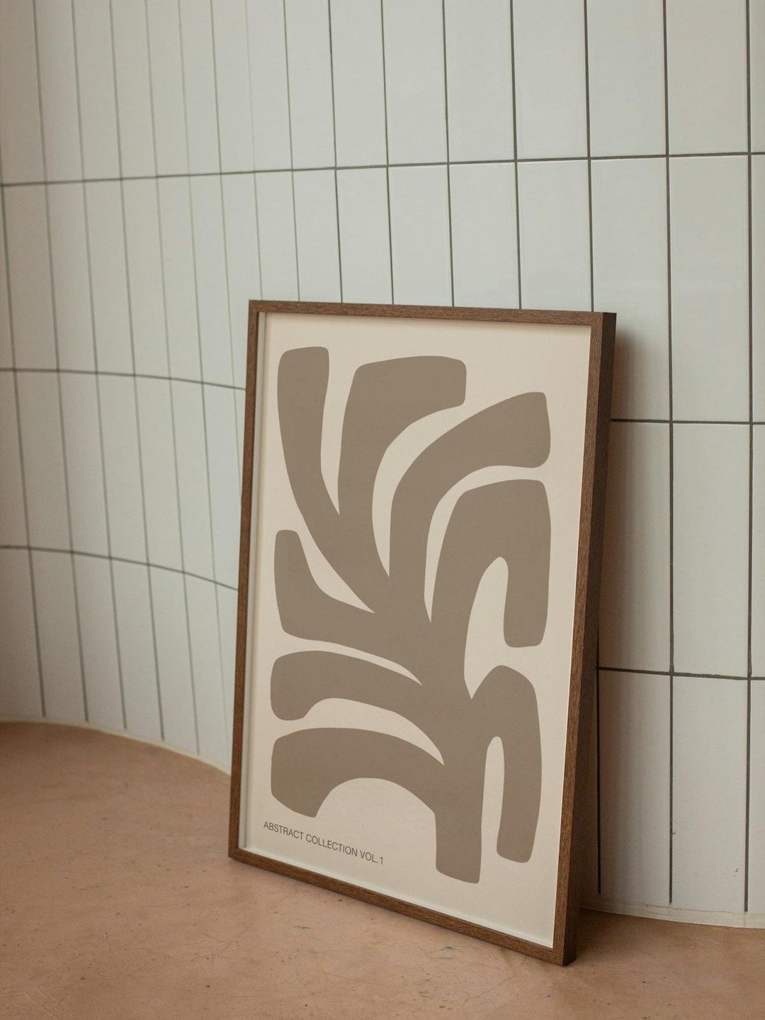 Simple Abstract Art Print, Floral Art, Earthy Art, Nuatral Print ...