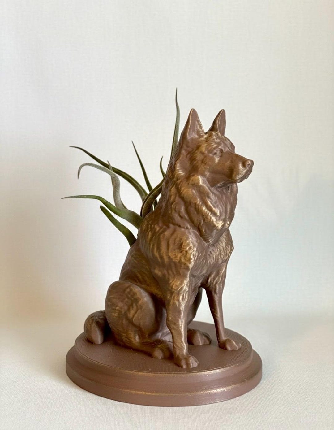 German Shepherd Planter, 3D Printed: Air Plant Holder, Dog Planter, 40 ...