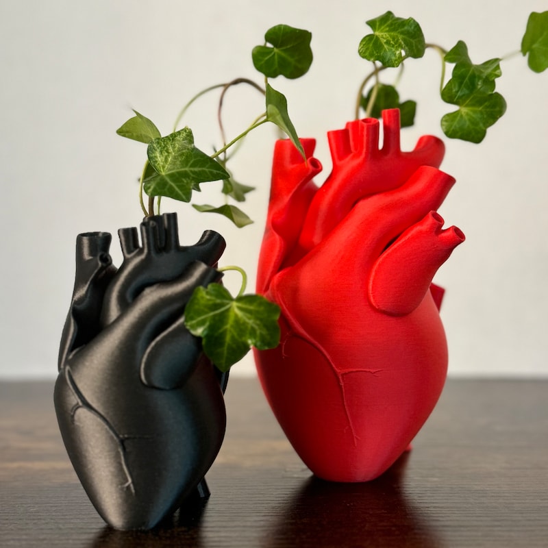 Heart Vase - Etsy