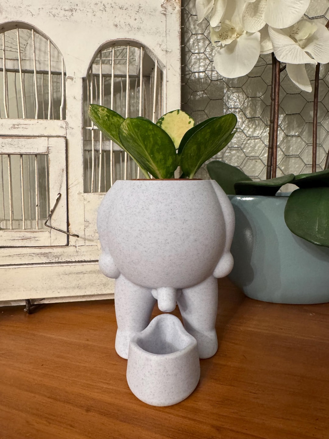 Funny Peeing Man Planter: 3D Printed Gag Gift - Etsy