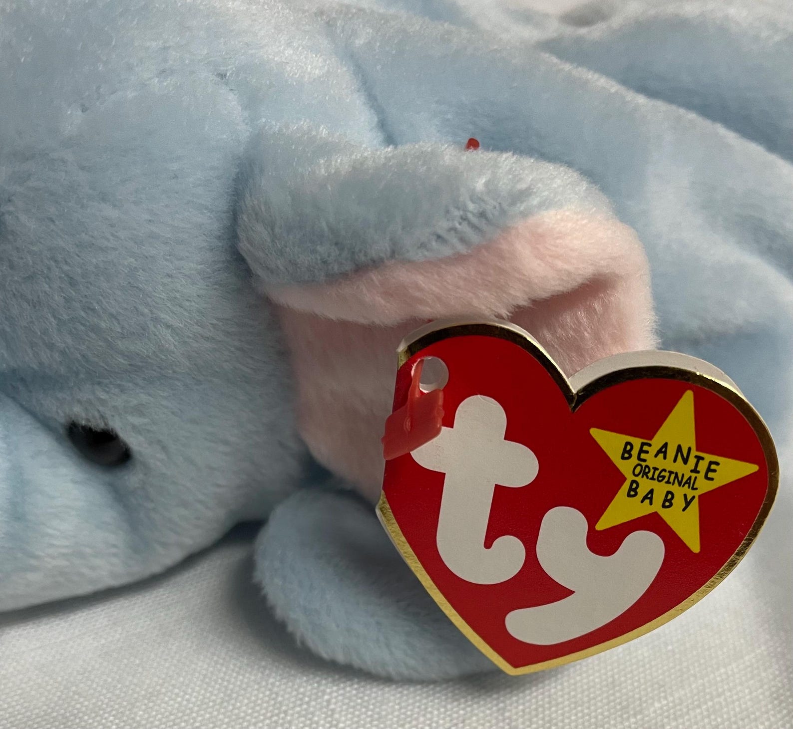 Rare 1995 Peanut the Elephant Beanie Baby. Mint Condition. PE Filling ...
