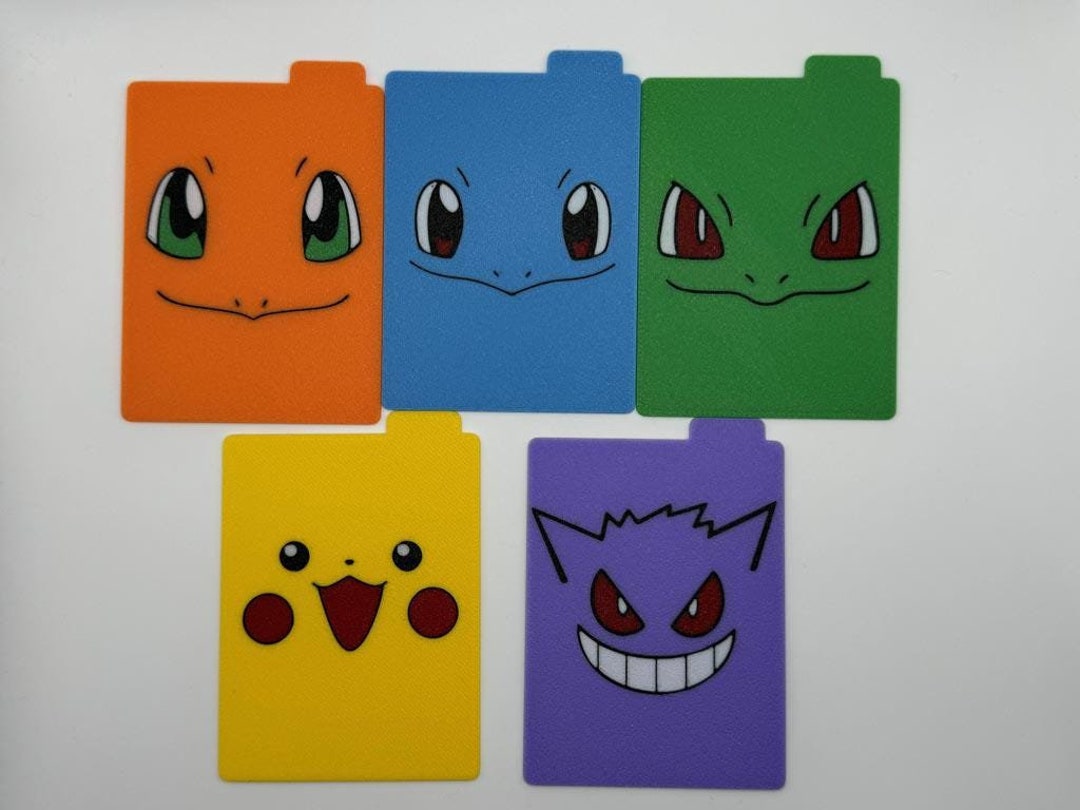 3d-printed Pokémon-themed Trading Card Separators - Etsy