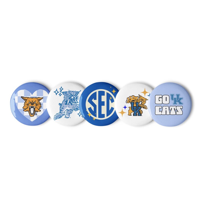 Set of 5 University of Kentucky Gameday Pins - Etsy