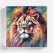 Lion, Colorful, Digital Download, Wall Art, AI Generated - Etsy